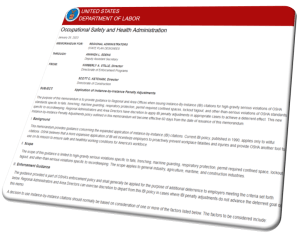 OSHA Expands “Instance by Instance” Citation Policy: A Game Changer for ...
