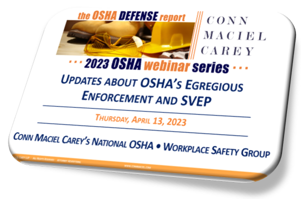 Capture – The OSHA Defense Report