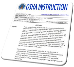 OSHA Releases a New Process Safety Management “Enforcement Manual ...