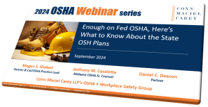 [Webinar] Spotlight: Unique Aspects of State OSH Plans – The OSHA ...
